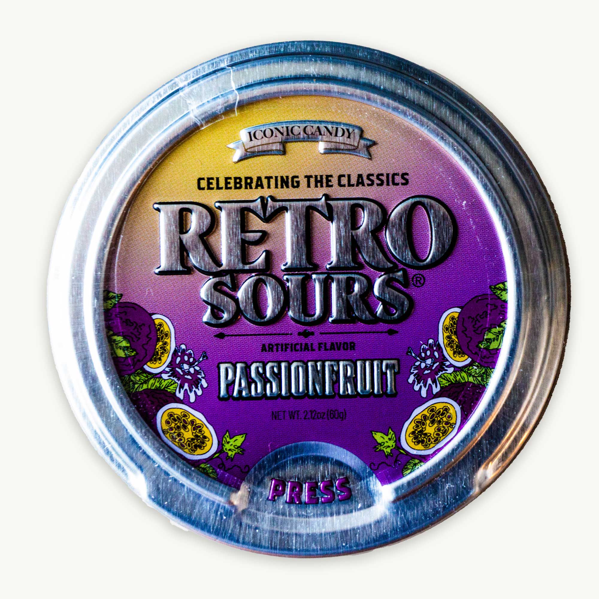 Retro Sours Passion Fruit Candy 2.12oz – Noble Crunch