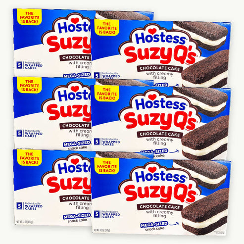 Hostess Suzy Q's Creme Filled Chocolate Cakes 5ct 13oz – Noble Crunch