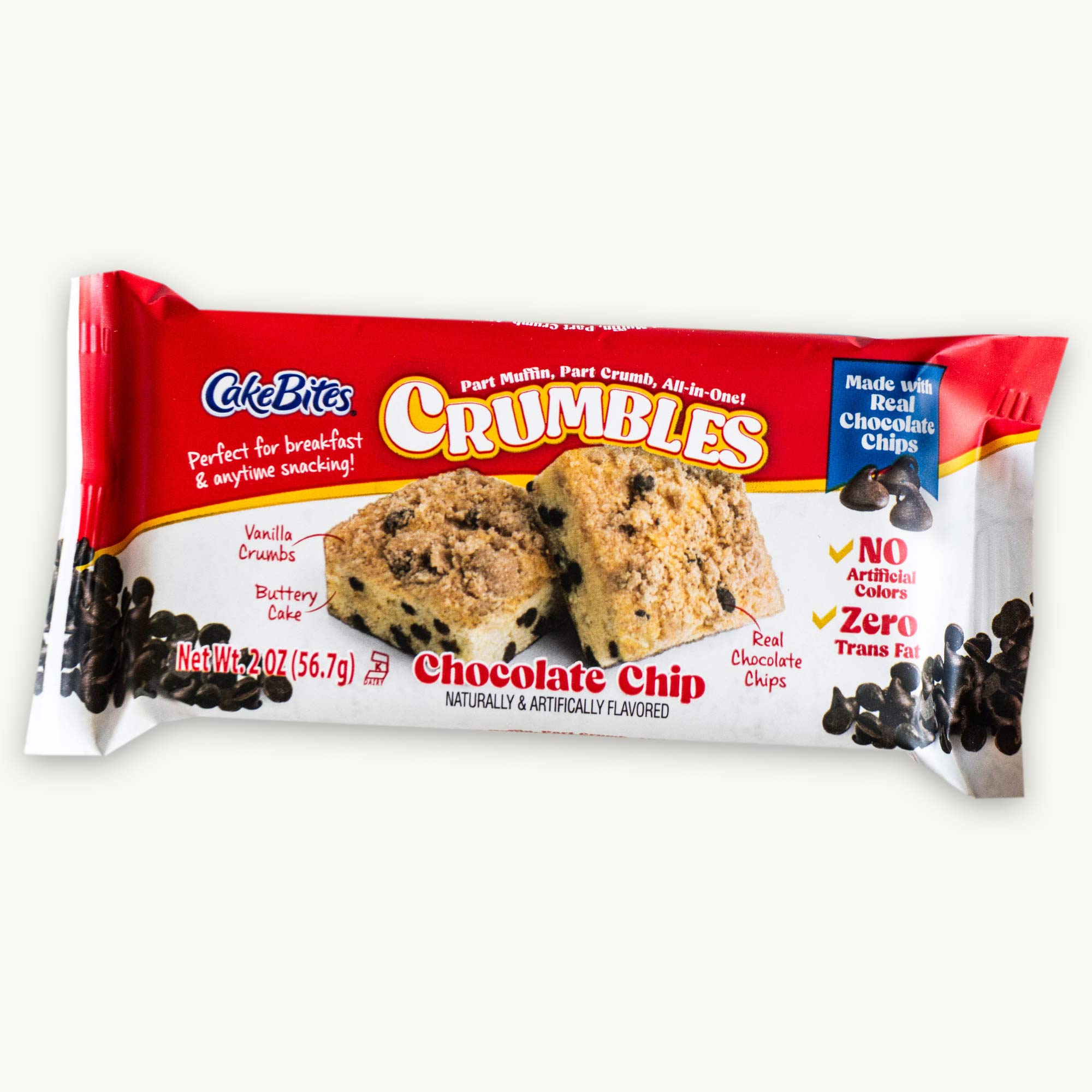 Cakebites Crumbles Chocolate Chip 2oz – Noble Crunch