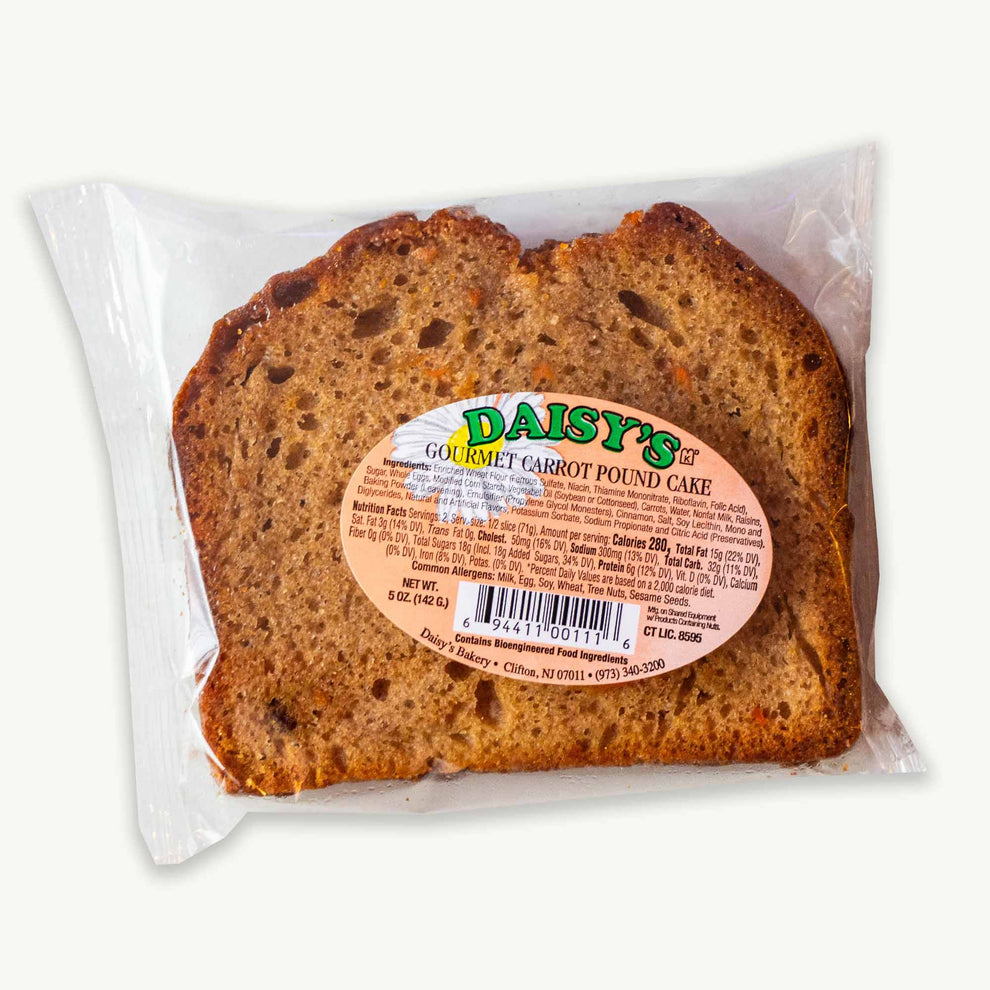 Daisy's Gourmet Carrot Pound Cake 5oz – Noble Crunch