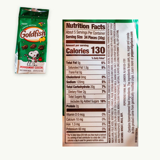 Goldfish Snoopy Peppermint Cocoa Graham Snacks 6.1oz – Noble Crunch