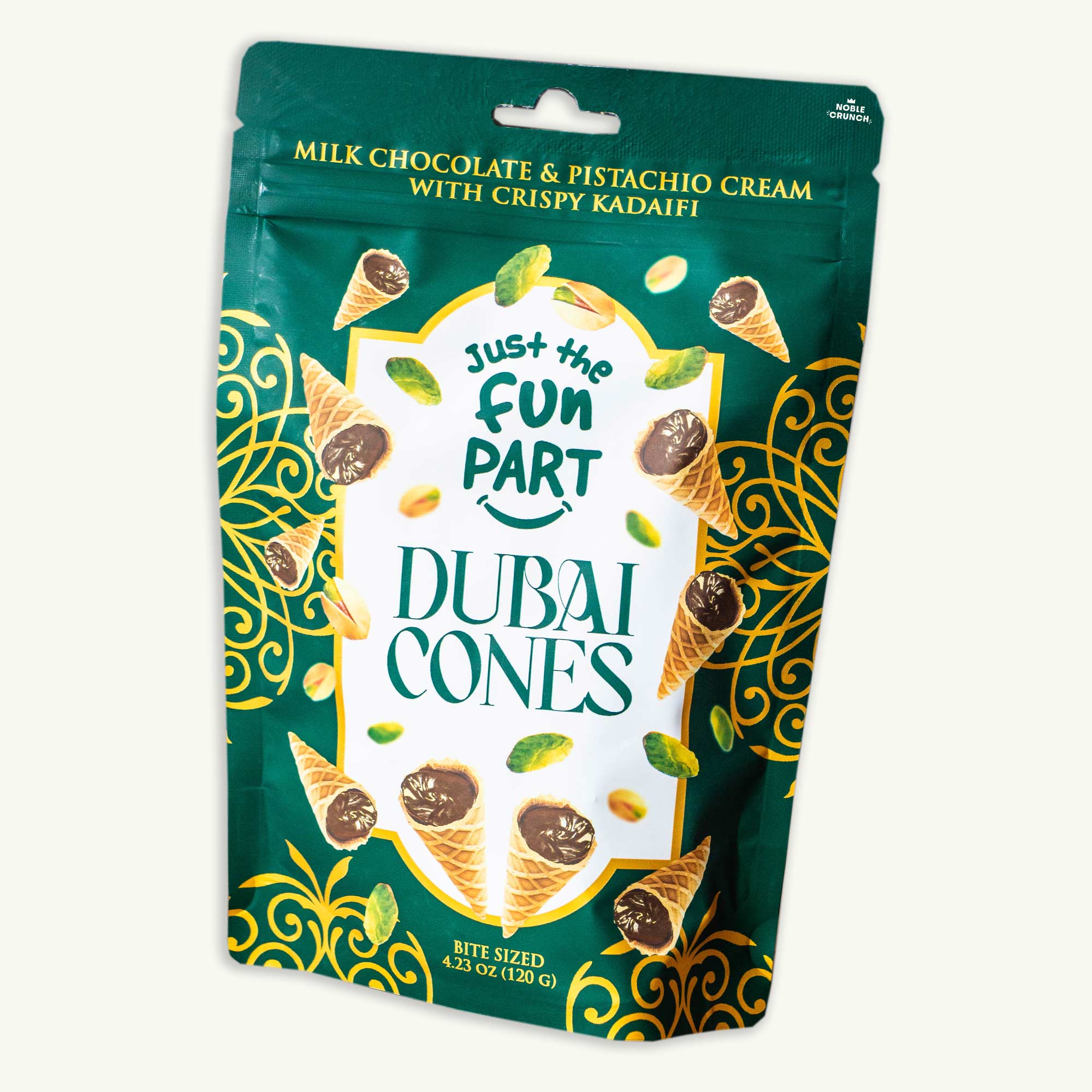 Just the Fun Part Dubai Chocolate Waffle Cones 4.23oz – Noble Crunch