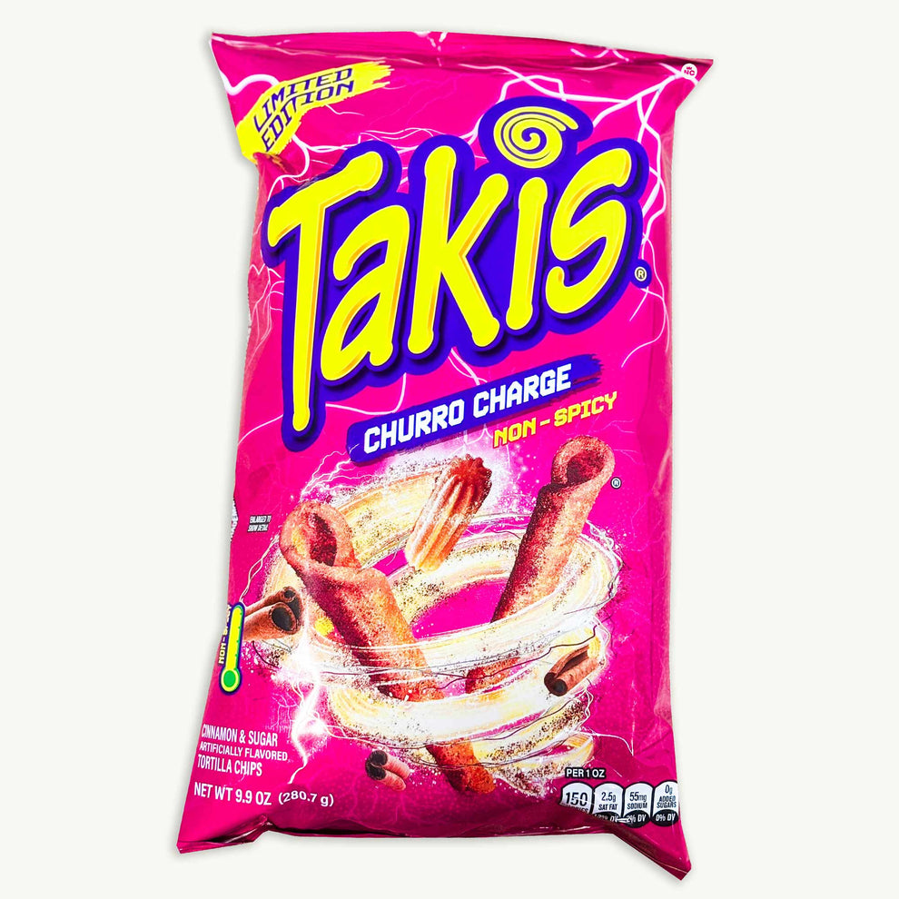 Takis Churro Charge Cinnamon Sugar Tortilla Chips (3, 9.9oz bags) - Dr ...