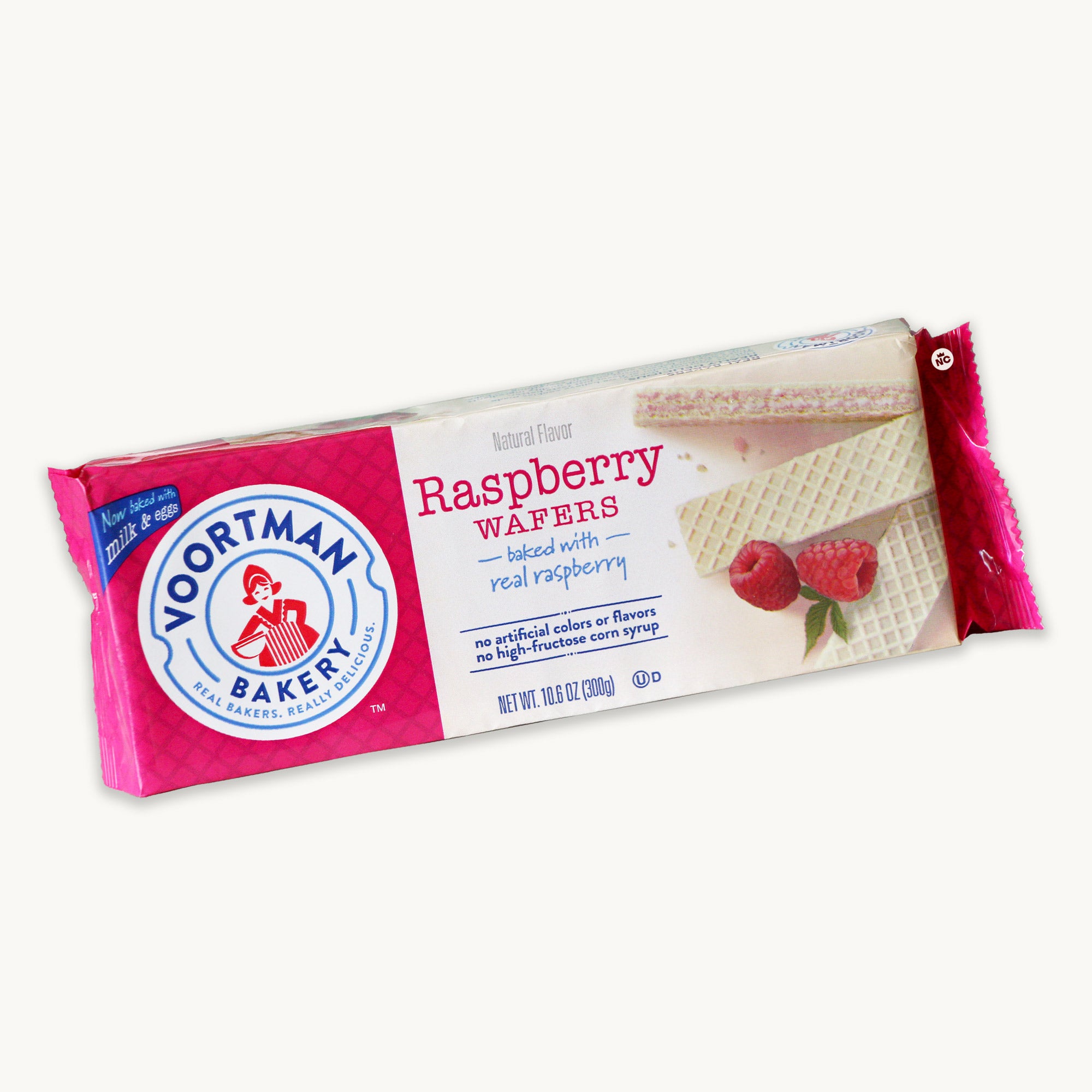Voortman Raspberry Wafers 10.6oz – Noble Crunch